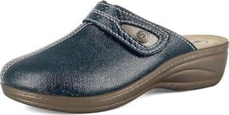 Inblu Femme Pantofole Effetto Pelle Con Chiusura a strappo Chaussons, 40 EU