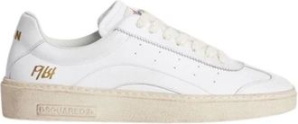 Dsquared2 Homme, Chaussures, Blanc, Taille: 43 EU Rider Baskets