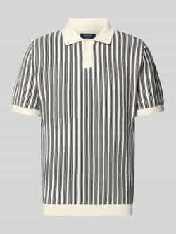 Mc Neal Regular Fit Poloshirt in Strick-Optik
