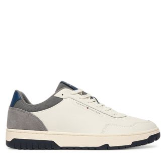 Tommy Hilfiger Sneakers Tommy Hilfiger Th Basket Core Lite Lth/Suede FM0FM05714 Wei&szlig;