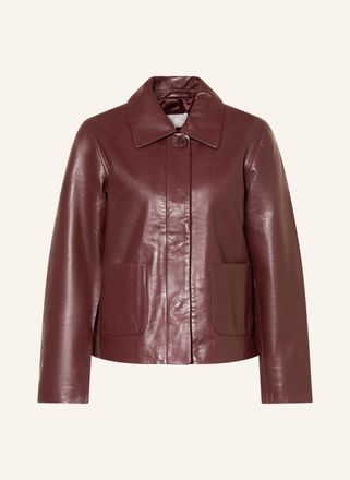 Yerse Yerse Lederjacke Rose rot