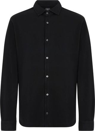 Fedeli Homme, Chemises, Noir, Taille: 4XL Chemise &agrave; Col Classique