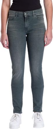 Pioneer Authentic Jeans Damen Katy Hose, Green Used Buffies (5824), W34 / L30