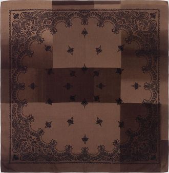 Destin Foulard Judy Cube Carr&eacute; Brown