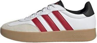 adidas Adidas Homme BARREDA Shoes, FTWR White/Better Scarlet/Core Black, 46 2/3 EU