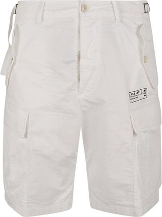 Dsquared2 Homme, Shorts, Blanc, Taille: XL Shorts Multipoches
