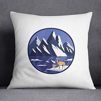 Bonamaison Le Jardin du Lin Zierkissenhüllen, Mehrfarbig, 45x45