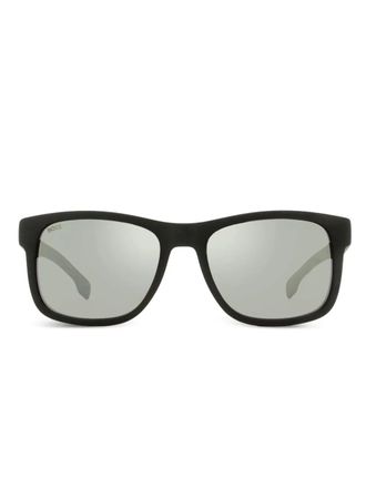 BOSS lunettes de soleil à monture carrée - Noir