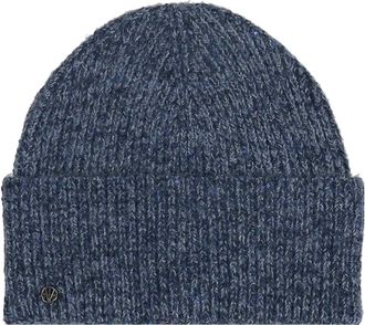 Loevenich Beanie mit Glitzer | OneSize | Damen | Stylische Winterm&uuml;tze mit funkelndem Glitzereffekt Mystic Blue