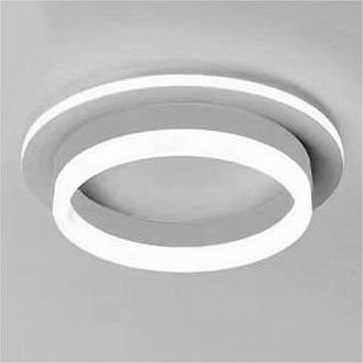 Trade Shop Trade Shop Traesio - Trade Shop - plafoniera led 27W tonda cerchio weissen moderne leuchte soffitto luce fredda 50490
