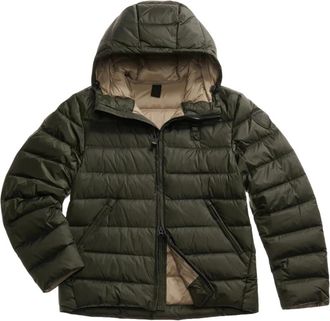 Blauer Homme, Vestes, Vert, Taille: 2XL Veste Rembourrée en Plumes Acton