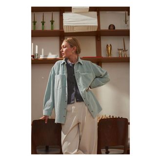 Marlot Paris Sur-Chemise Paola Velours C&ocirc;tel&eacute; - Collection Femme Marlot Paris