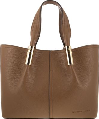 Elisabetta Franchi Medium Tote Bag With Logo Details