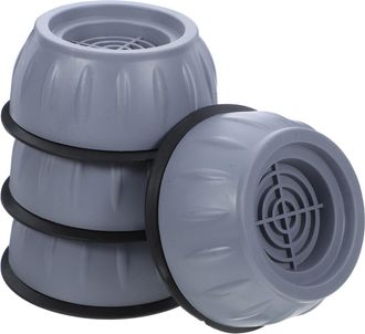PartyKindom 4stücke Waschmaschinen Anti-Vibrations-Pads Gummi-fußpolster rutschfest Und Geräuschdämpfend Stoßabsorbierende Füße Für Waschmaschine Und Trockner Ins