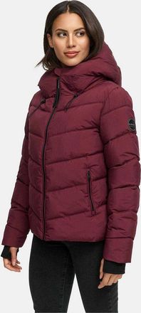 Marikoo Winterjacke Yukanii Kurze Winterjacke mit langen Bündchen und Daumenloch