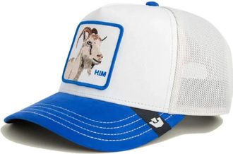 Goorin Brothers unisex, Accessoires, Blanc, Taille: ONE Size Suede Goat Trucker Cap