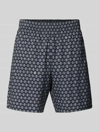 Lacoste Regular Fit Chinoshorts aus Baumwoll-Viskose-Mix Modell Aop Short Tenniscourt