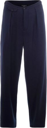Emporio Armani Homme, Pantalons, Bleu, Taille: S Straight Pantalons