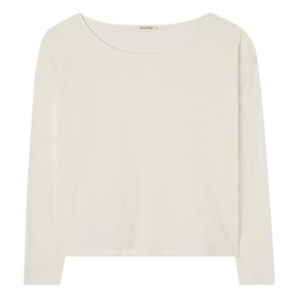 American Vintage T-shirt Manches Longues Col Rond Aksun American Vintage