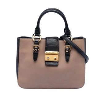 Miu Miu Sac bandouli&egrave;re doccasion - Femme - Pre-owned - Brun - Taille: ONE Size