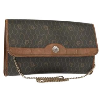 Dior Pre-owned Vintage Honeycomb Canvas Schultertasche - - Pre-owned - Damen - Gr&uuml;n - ONE SIZE