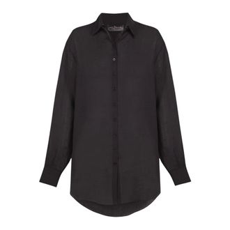 Cortana Femme, Blouses et Chemises, Noir, Taille: 36 FR Chemise Dennis
