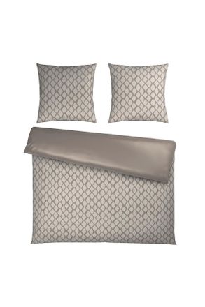 Dieter Knoll Collection Wendebettw&auml;sche Snako, Silber, Textil, Abstraktes, 200x200 cm, Oeko-Tex Standard 100, Oeko-Tex Made IN Green, pflegeleicht, atmungsaktiv, schadstoffge