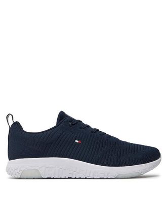 Tommy Hilfiger Sneakers Corporate Knit Rib Runner FM0FM02838 Dunkelblau