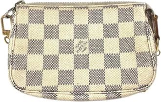 Louis Vuitton Sac &agrave; main Damier Azur Pre-owned - Femme - Pre-owned - Blanc - Taille: ONE Size