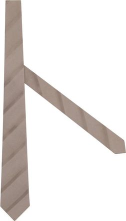 Boggi Milano Homme, Accessoires, Beige, Taille: ONE Size Regimental Silk Blend Tie
