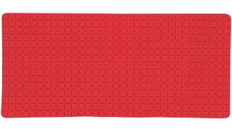 MSV Premium Duschmatte Badematte Badewannenmatte Badewanneneinlage antibakteriell rutschfest mit Saugn&auml;pfen - Rot - ca. 36 x 76 cm - duftet nach Rosen - w