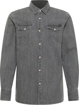 Mustang Jeans Herren Langarm-Hemd
