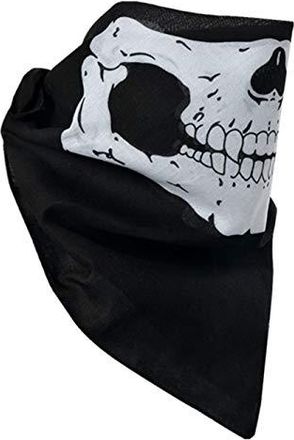 Miobo Bandana en 100 % coton Taille unique - Noir - M