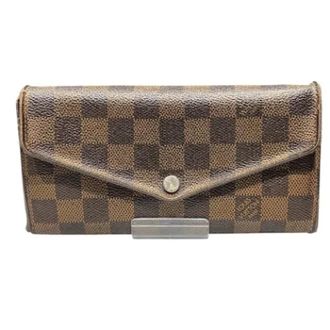 Louis Vuitton unisex, Pre-owned, Brun, Taille: ONE Size Portefeuille en toile Pre-owned