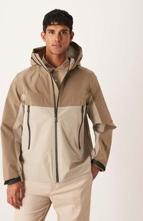 Calvin Klein Jeans Veste coupe-vent technique color block - Beige-Neutre
