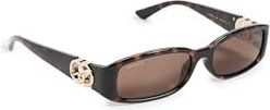 Gucci Gg1661s Lunettes de Soleil, Havana, 56 Femmes