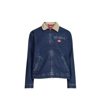 Dickies Veste denim &agrave; col classique contrastant en coton