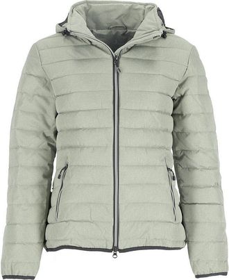 Blue Wave Steppjacke Damen Jacke Nina gesteppt mit abnehmbarer Kapuze in Melange-Optik