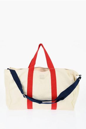 Woolrich Canvas Tote Bag With Tape Handles And Adjustable Shoulder St size One
