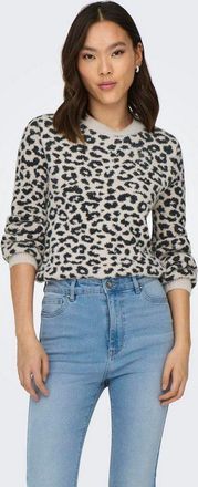 Jacqueline de Yong Strickpullover JDYLORRAINE ANIMAL L/S PULLOVER KNT NOOS