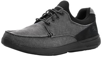 Skechers Homme Relaxed Fit-elent-mosen Chaussure Bateau, Noir, 47.5 EU