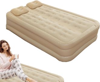Generic Selbstaufblasende Luftmatratze - Luftbetten, Luftmatratze | Doppelaufblasbares G&auml;stebett mit integrierter Pumpe, automatisches Zusammenklappen f&uuml;r G&auml;s