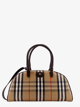 Burberry Coated canvas crossbody bag with check pattern - BURBERRY - gender_Woman