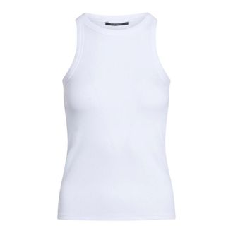 Bruuns Bazaar Geripptes Tanktop - - Tops - Damen - Wei&szlig; - 2XL