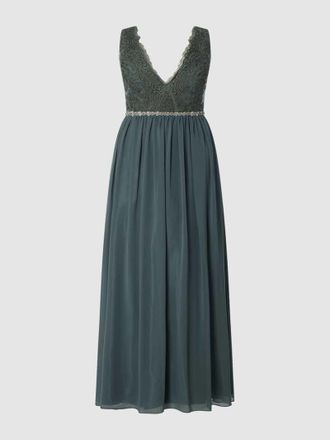 My Mascara Curves Abendkleid mit Spitzenbesatz