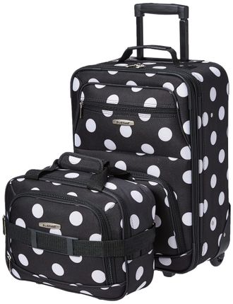 Rockland Ensemble De Bagages 2-PC Koffer-Set, 30 Liter, Mulpinkdot, 48 in