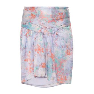 Iro Lila Abstraktes Muster Seidenrock - - Skirts - Damen - Lila - XS