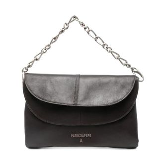 Patrizia Pepe Umh&auml;ngetasche mit Kettenriemen - - Bags - Damen - Schwarzk - ONE SIZE