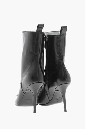 Dsquared2 Lederstiefeletten GOTHIC DSQUARED mit Metalldetail, 11 cm Absatz Dsquared2