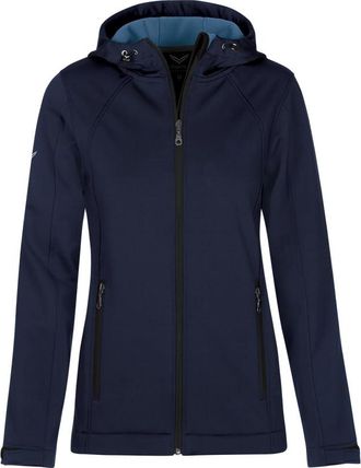 Trigema Damen Jacke 507907, Gr. X-Large, Blau (Navy 046)